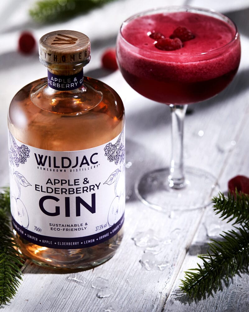 Apple and Elderberry Gin 70cl - WildJac