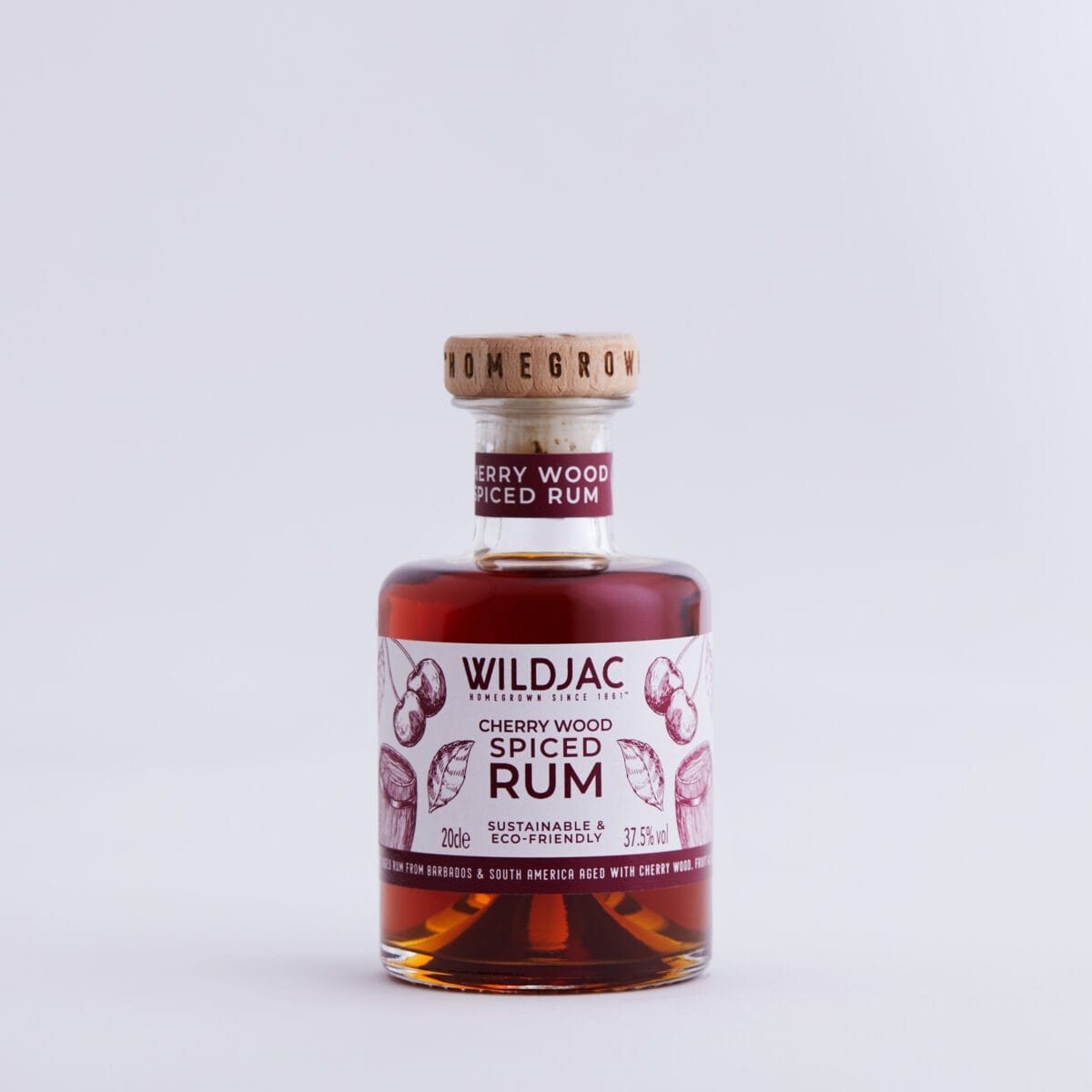 Cherry Wood Spiced Rum 70cl - WildJac